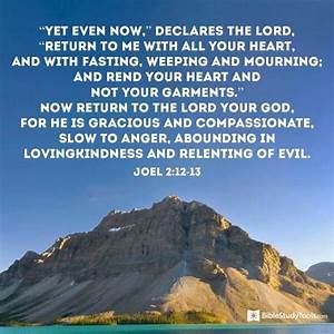 Rend Your Heart (Joel 2:12-13) - Sandhills Alliance Church