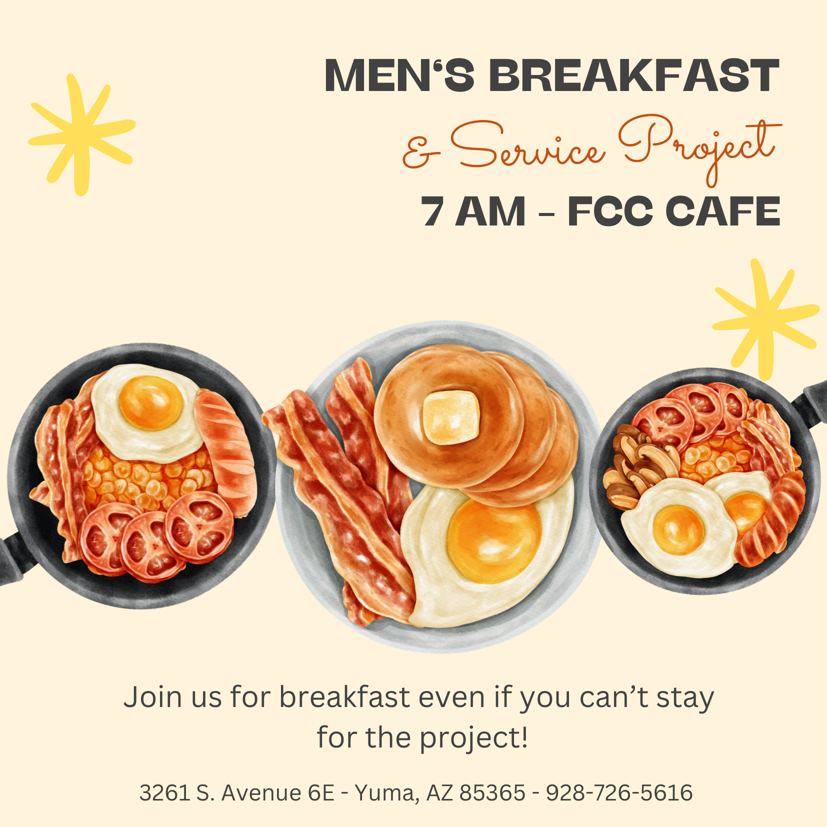 Men's Breakfast & Service Project - First Christian Church, Yuma