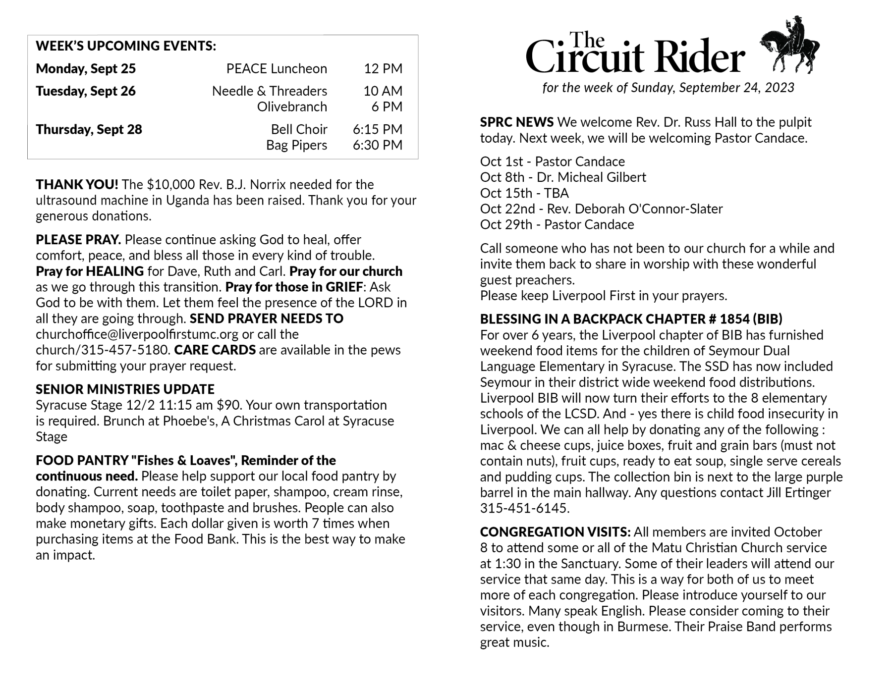 NEWS - All of Us - Liverpool First United Methodist Church