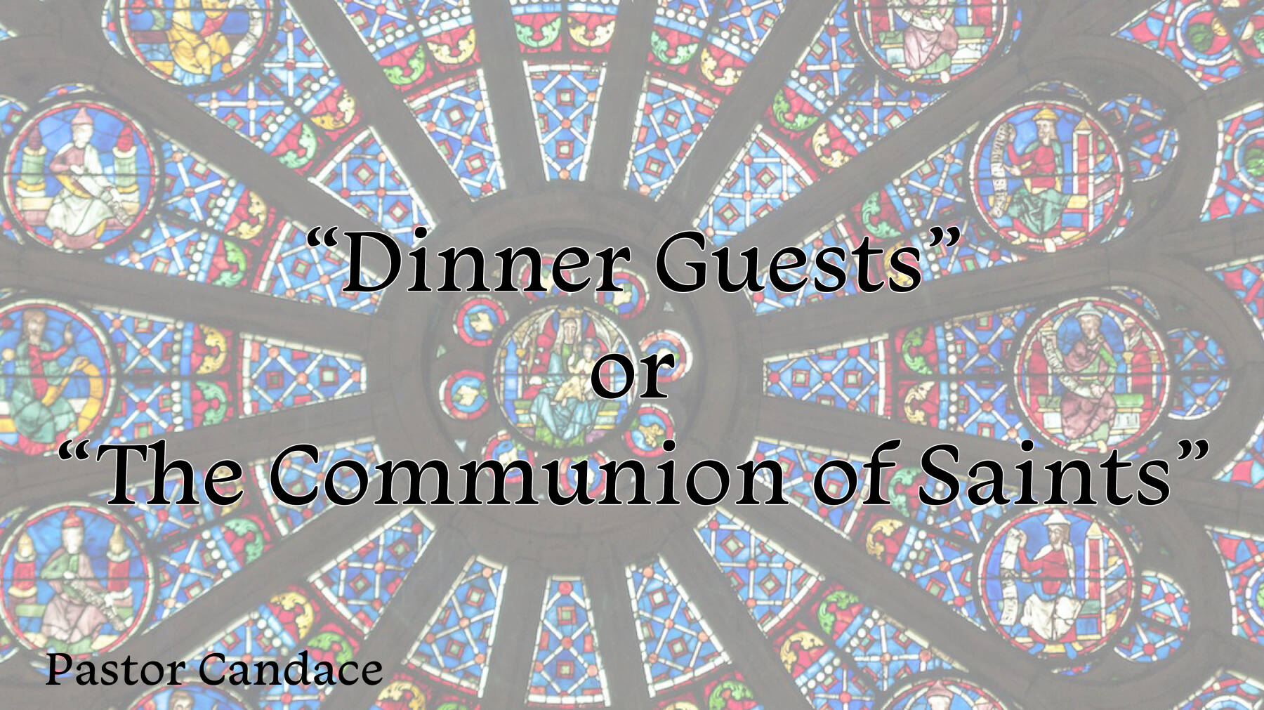 "Dinner Guests" or "The Communion of Saints" - Liverpool First United ...