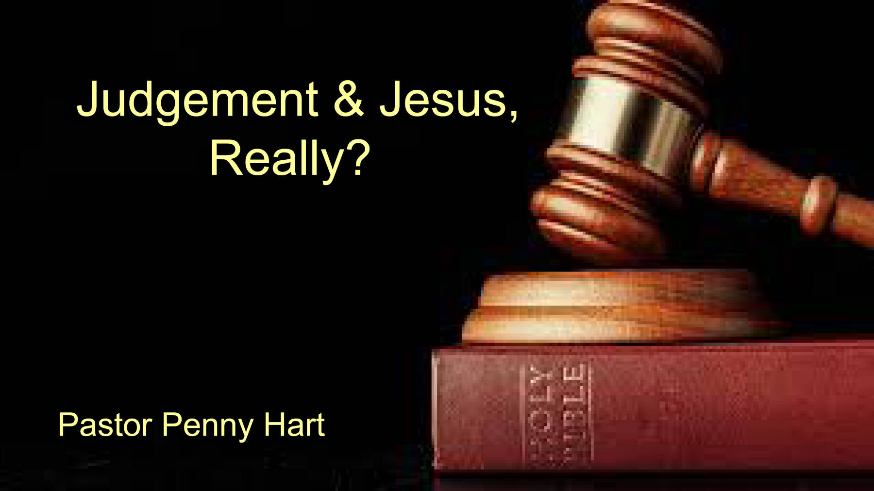 Judgement & Jesus, Really? - Liverpool First United Methodist Church