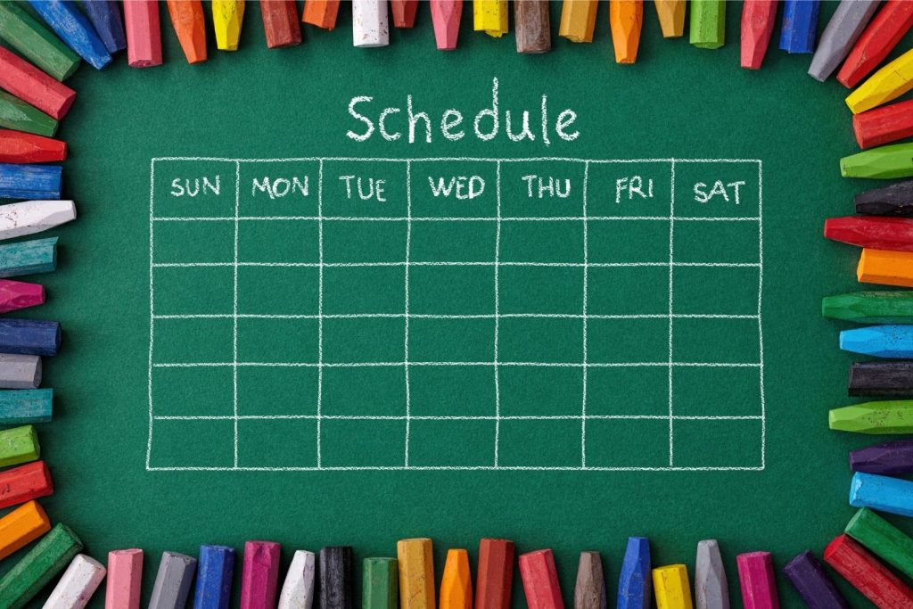 SCHEDULES - Peace Lutheran Preschool