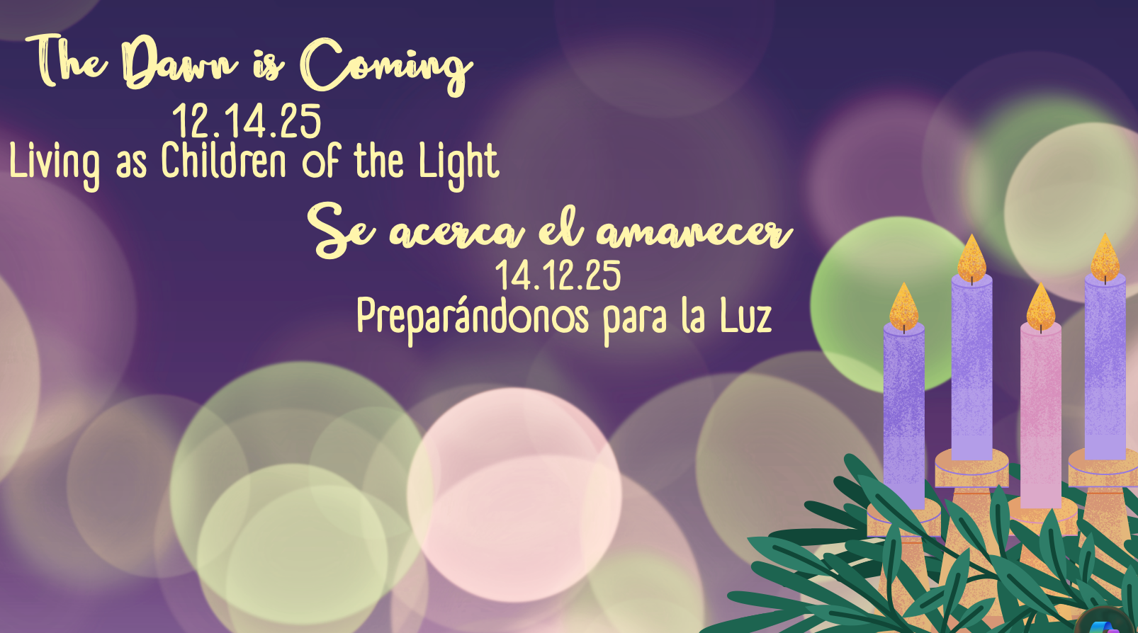 Living as Children of the Light/ Viviendo como Hijos de la Luz - Tabor ...