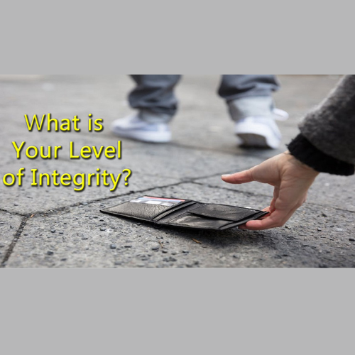 What is Your Level of Integrity? - Walk on the Water Faith Church