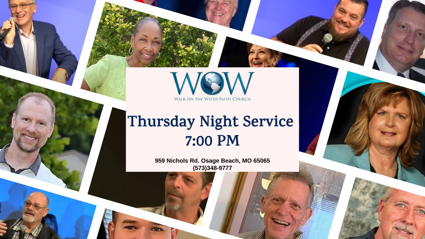 Thursday Evening Service - Walk on the Water Faith Church