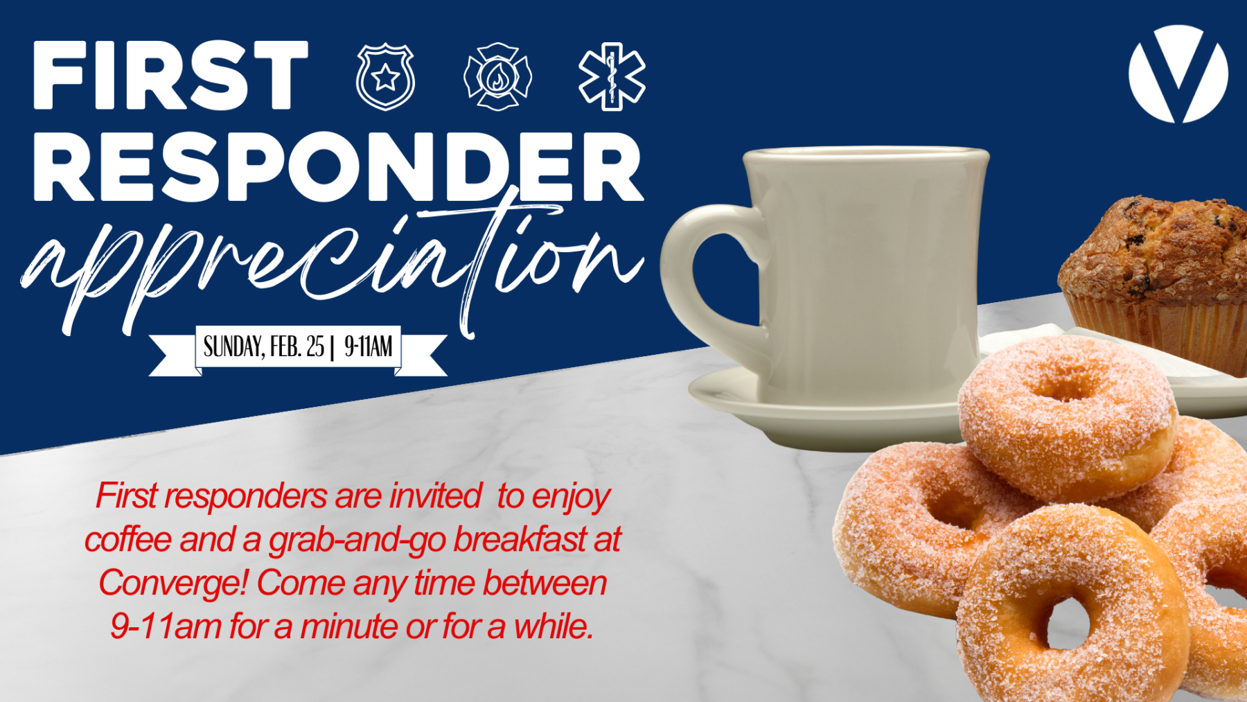First Responder Appreciation Breakfast - Converge Community