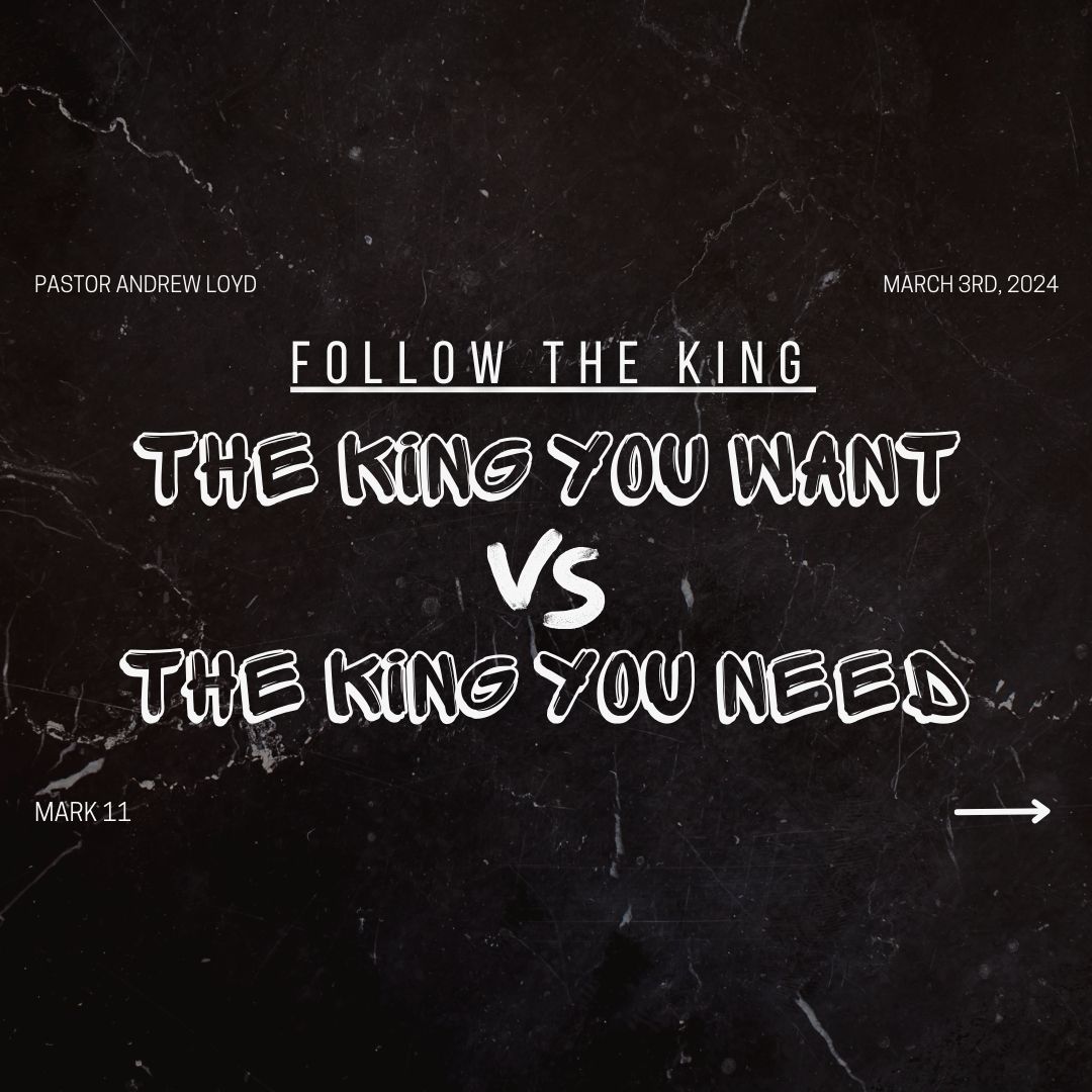 Follow The King: The King You Want VS The King You need | 03/3/2024 ...