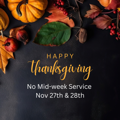 No Mid-Week Service - Faith Christian Center