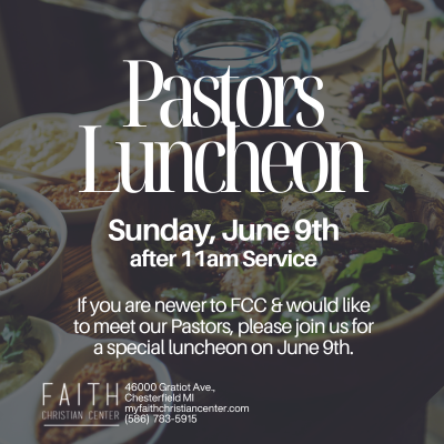 Pastors Luncheon - Faith Christian Center