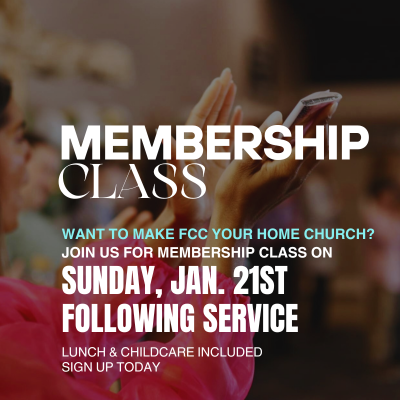 Membership Class - Faith Christian Center