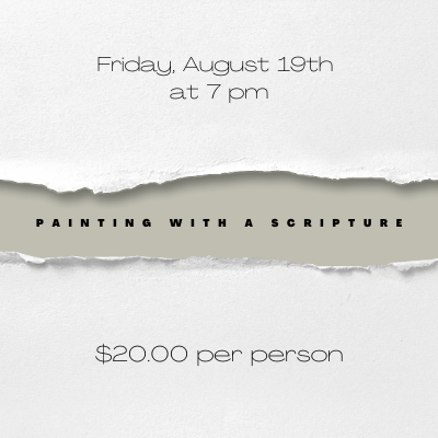Painting With A Scripture - Faith Christian Center