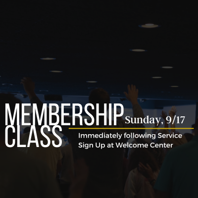 Membership Class - Faith Christian Center
