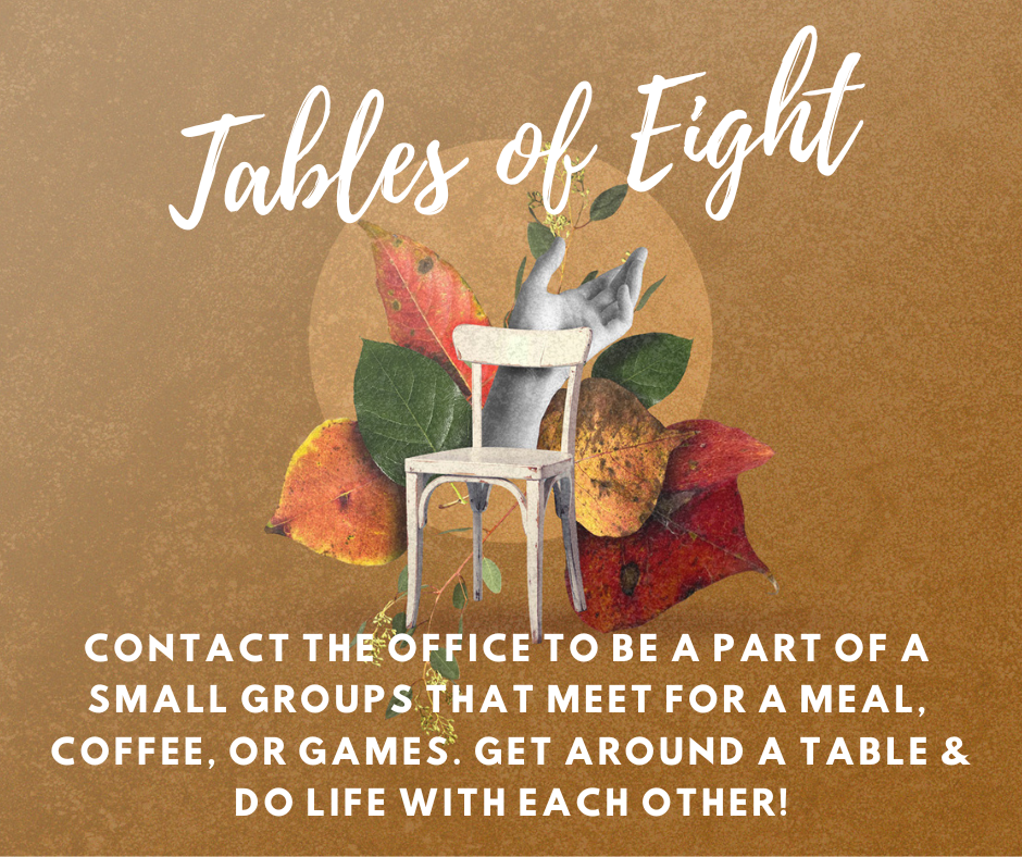 Tables of Eight - Capital Church