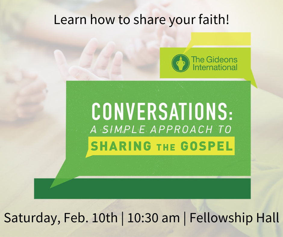 Conversations: A Simple Approach to Sharing the Gospel - Capital Church