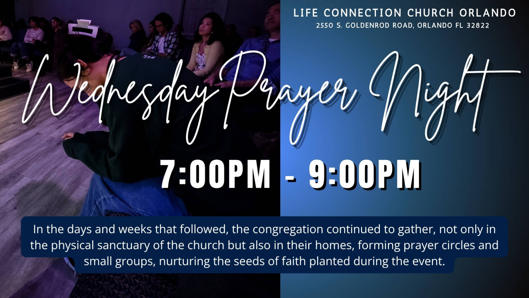 PRAYER FELLOWSHIP - Life Connection Church Orlando