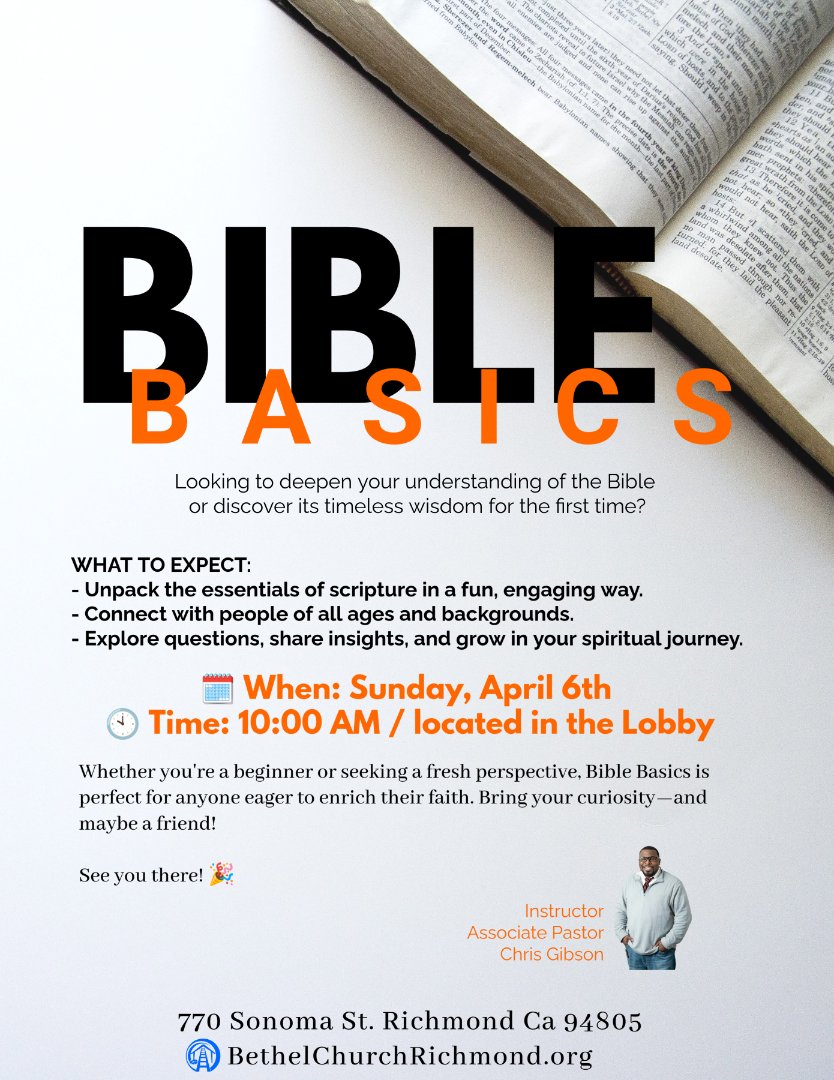 Bible Basic Class - Bethel Church