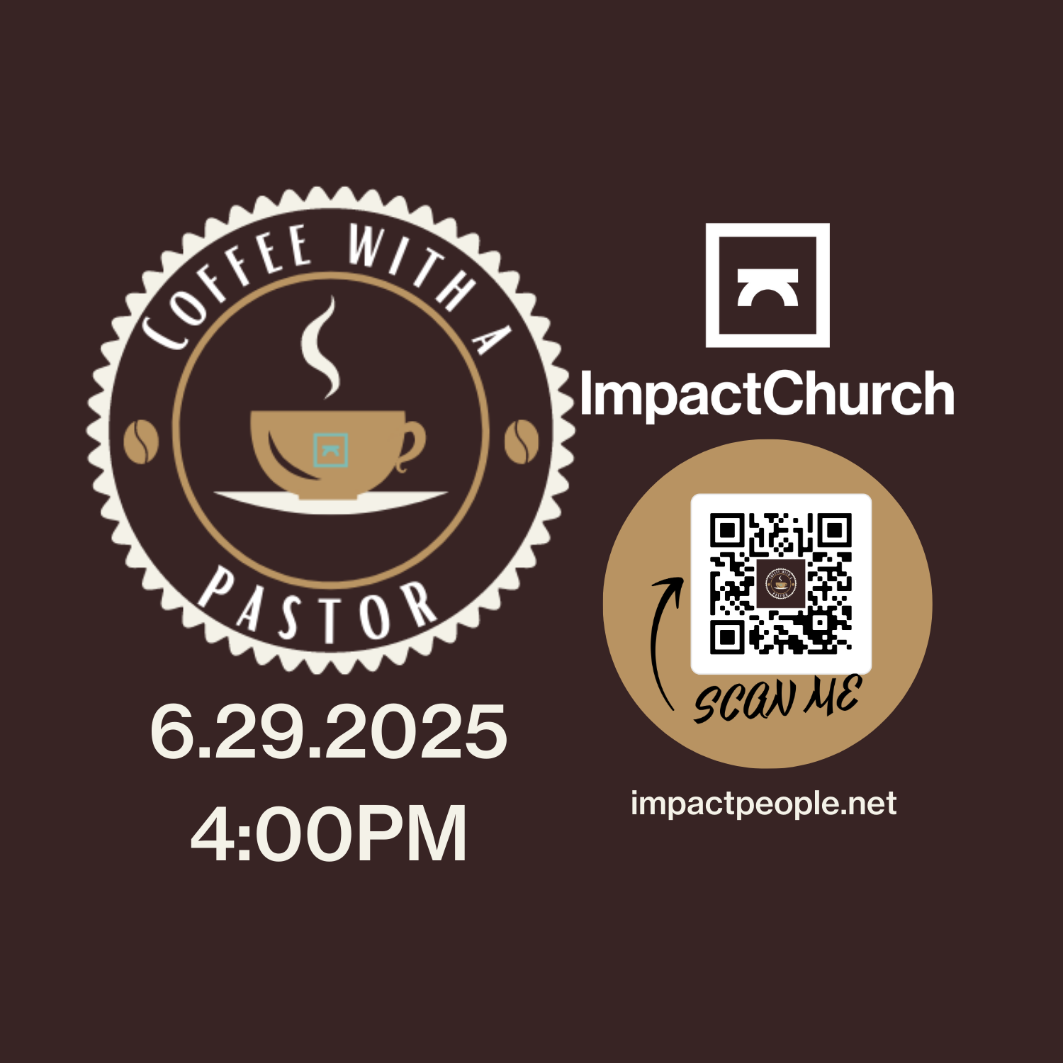 Coffee with a Pastor - Impact Church