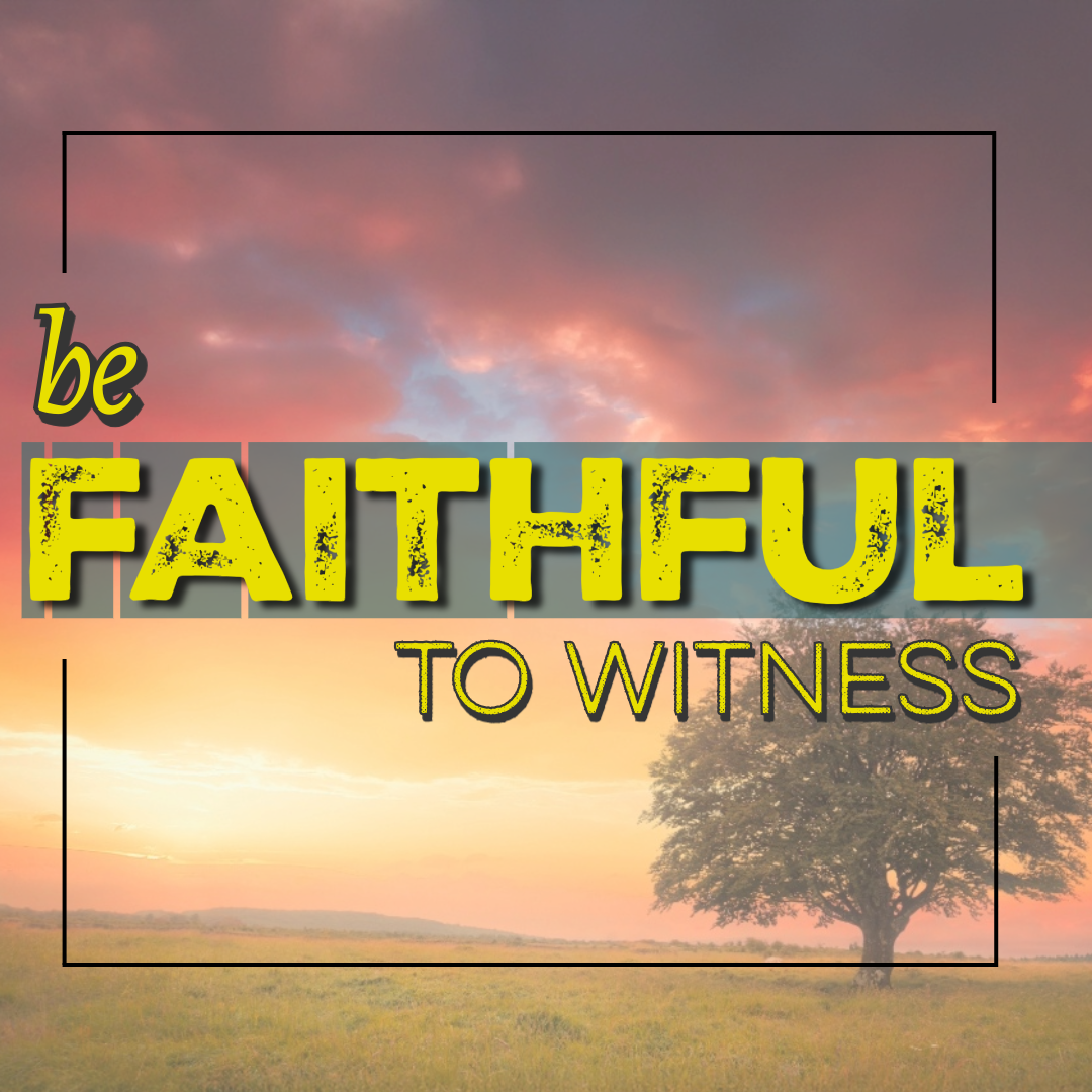 Be Faithful Month - Mount Pisgah Baptist Church