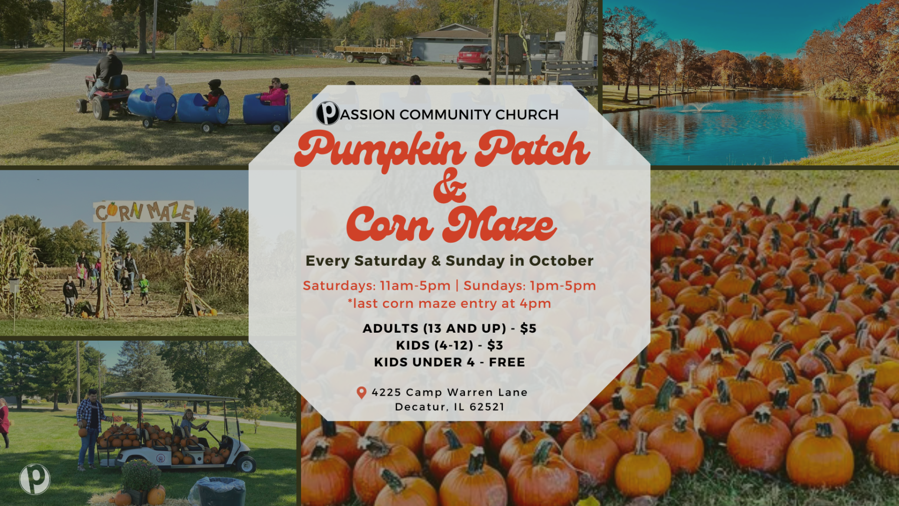 Pumpkin Patch and Corn Maze - Passion Community Church