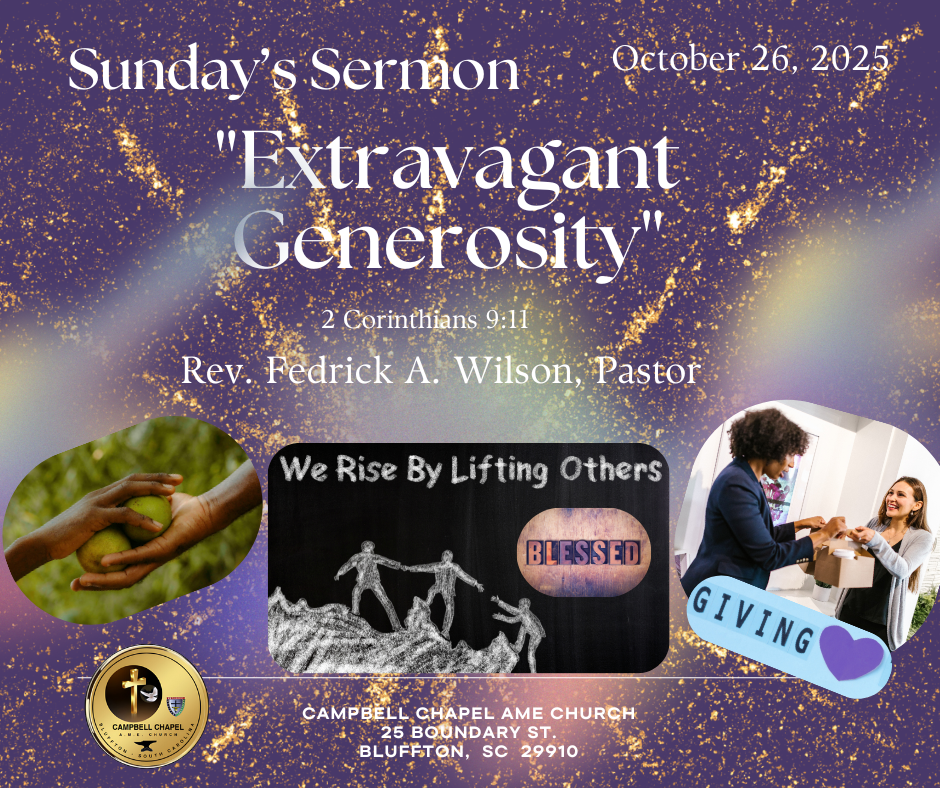 Sunday Worship Service - Sermon Topic: "Extravagant Generosity ...