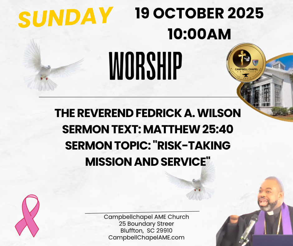Sunday Worship Service - Breast Cancer Awareness Sunday - Sermon Topic ...