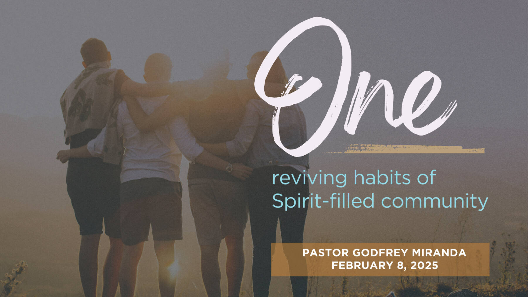 One: Reviving Habits of Spirit-Filled Community, Part 4 - Littleton Seventh-day Adventist Church