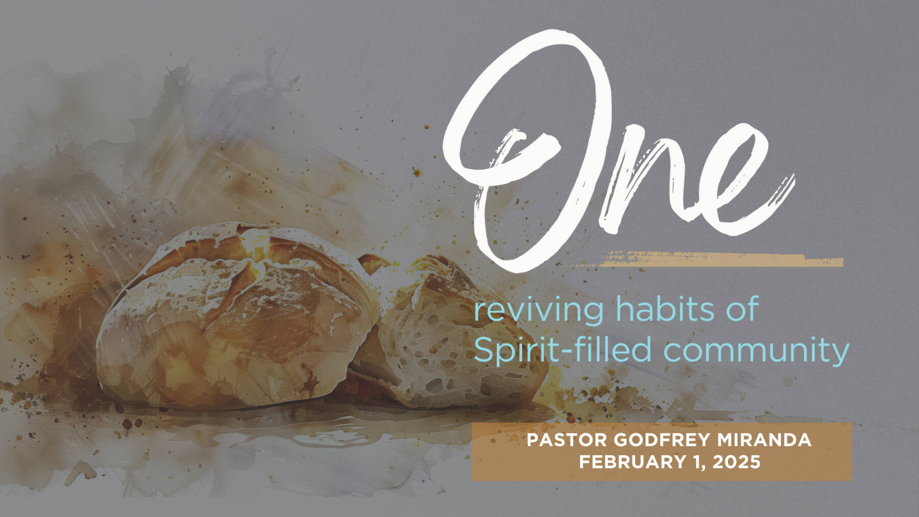 One: Reviving Habits of Spirit-Filled Community, Part 3 - Littleton Seventh-day Adventist Church