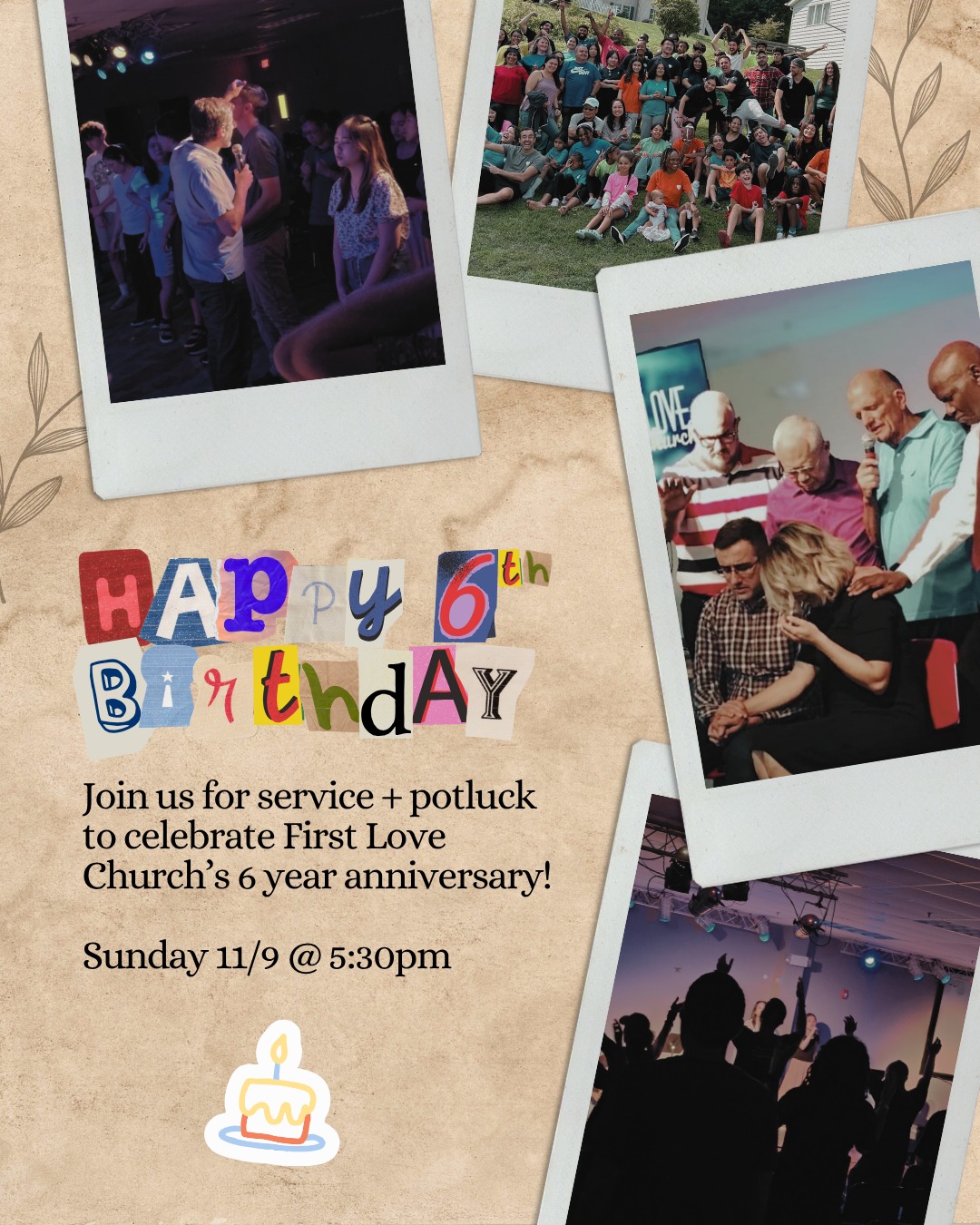 Celebrating Six Years of First Love Church - First Love Church