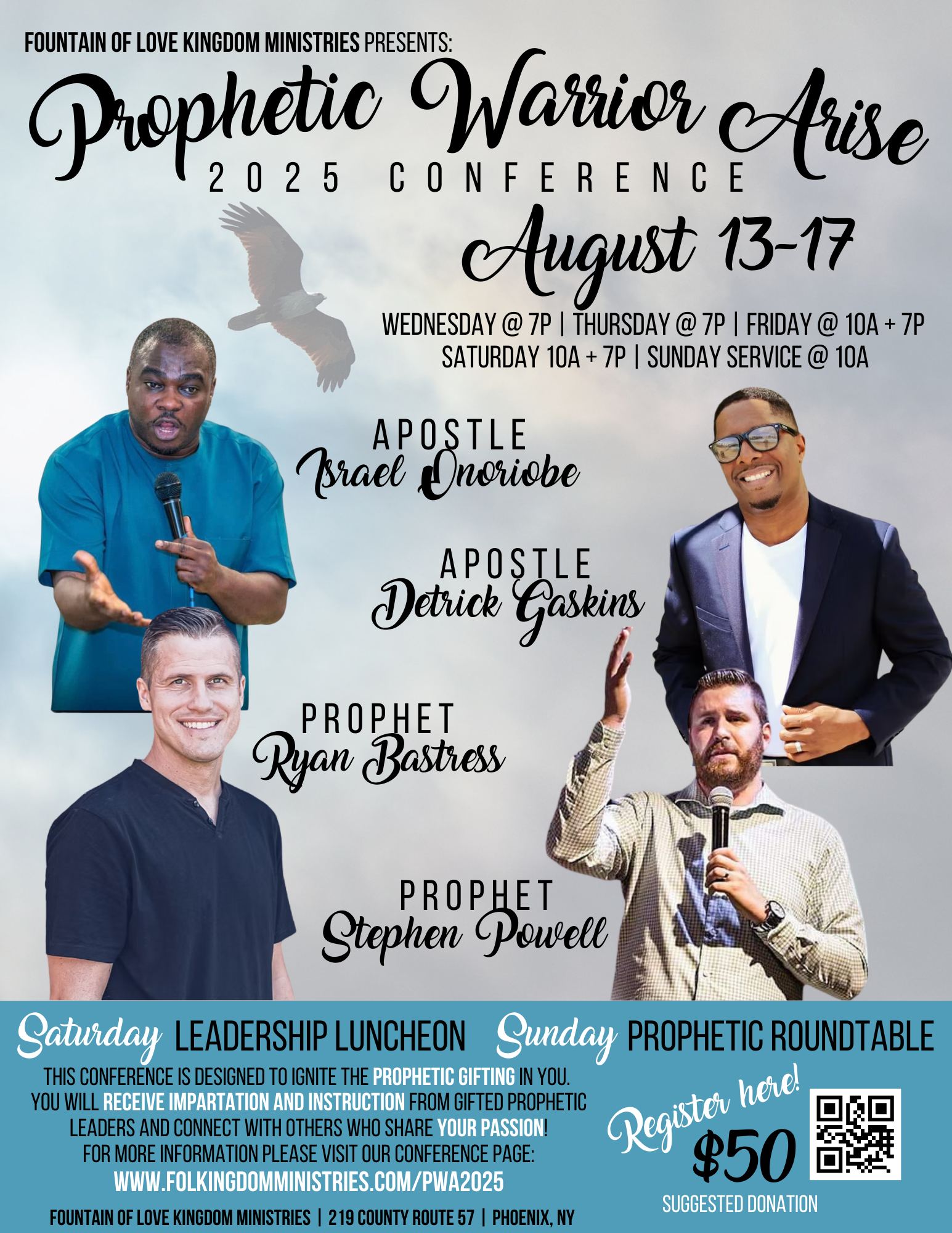 Prophetic Warrior Arise Conference 2025 - Fountain of Love Kingdom ...