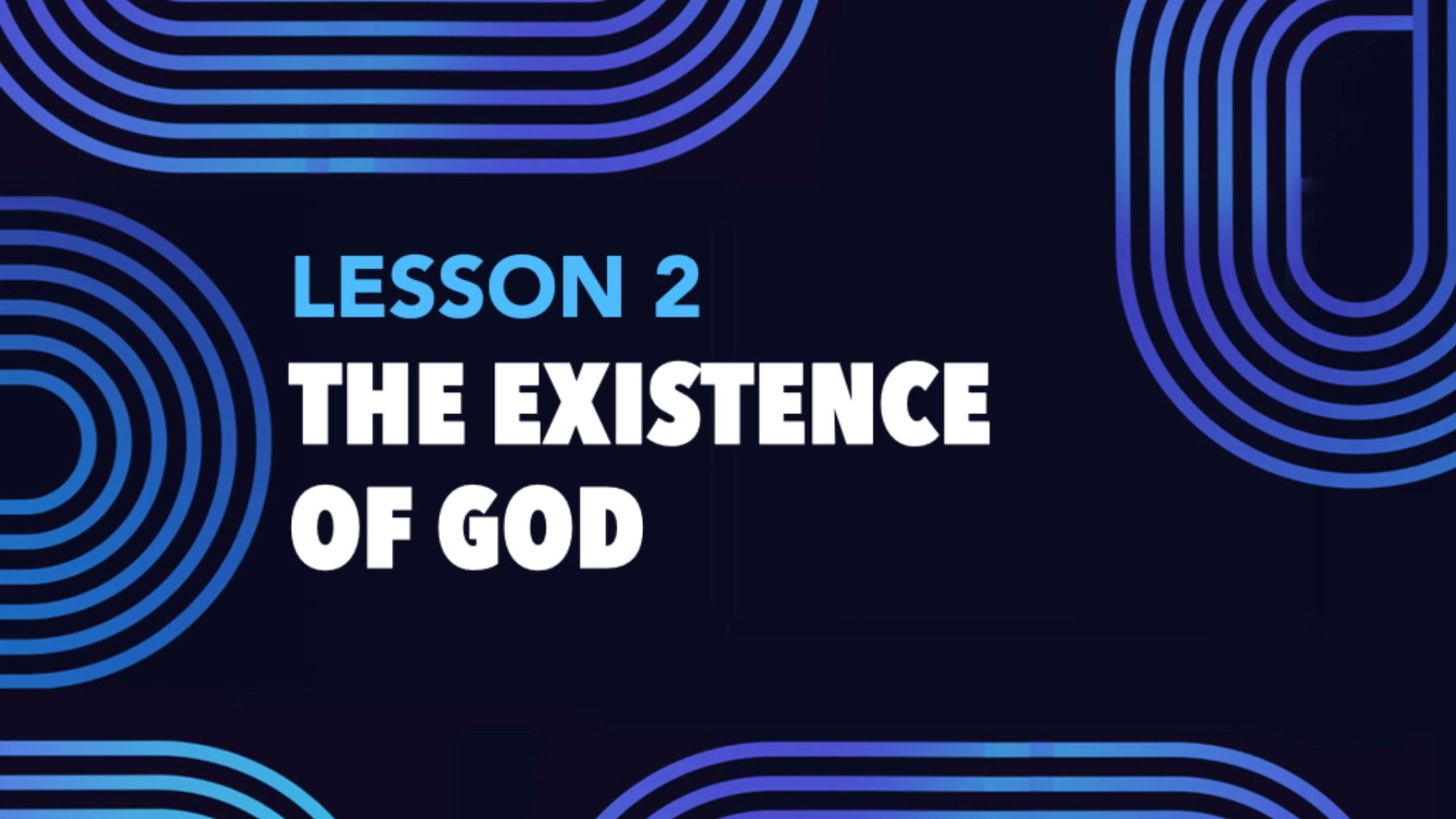The Existence of God - Fellowship Baptist Church