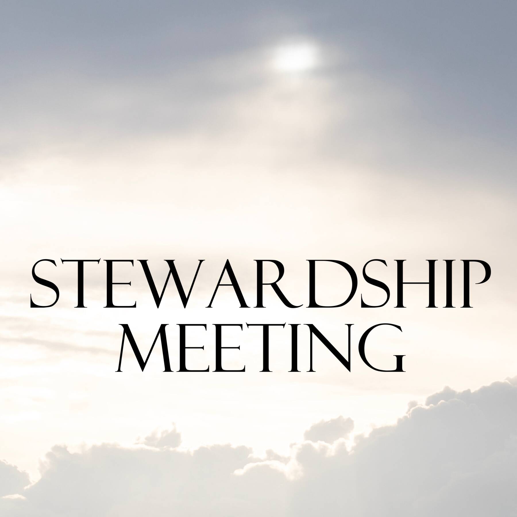 Stewardship Meeting - Zion Lutheran Church