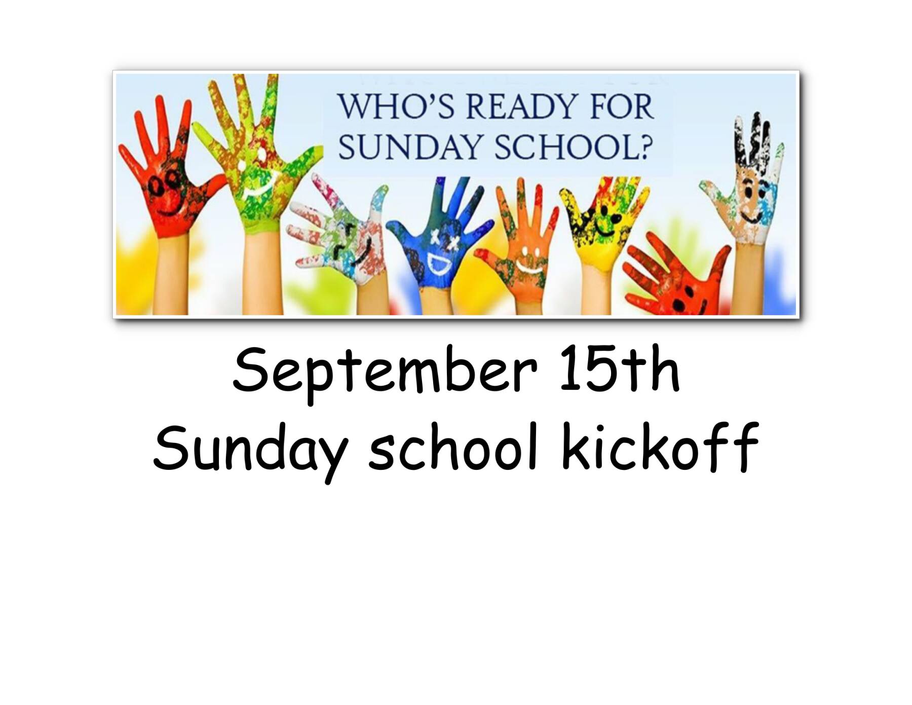 Sunday School Kickoff - Zion Lutheran Church