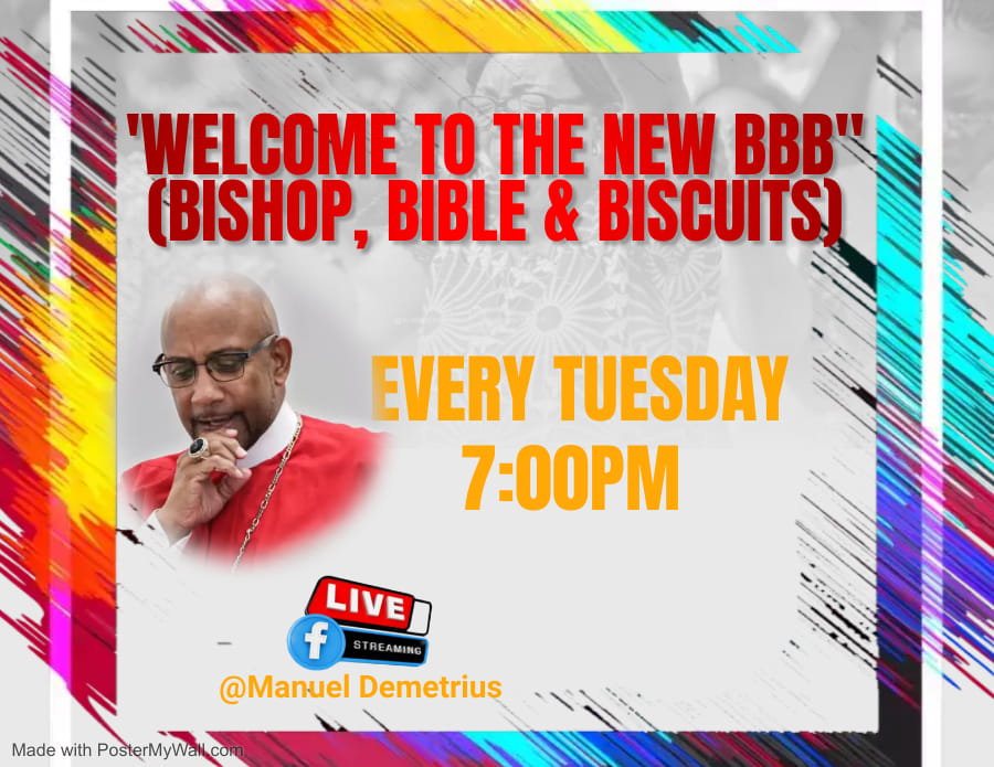 Tune in to Bishop Bible & Biscuits at 7PM! - Word Empowerment Cathedral