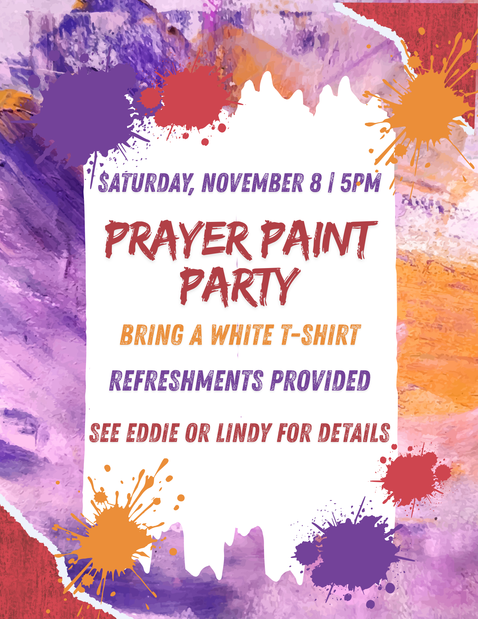 Prayer Paint Party - Lexington Church of God