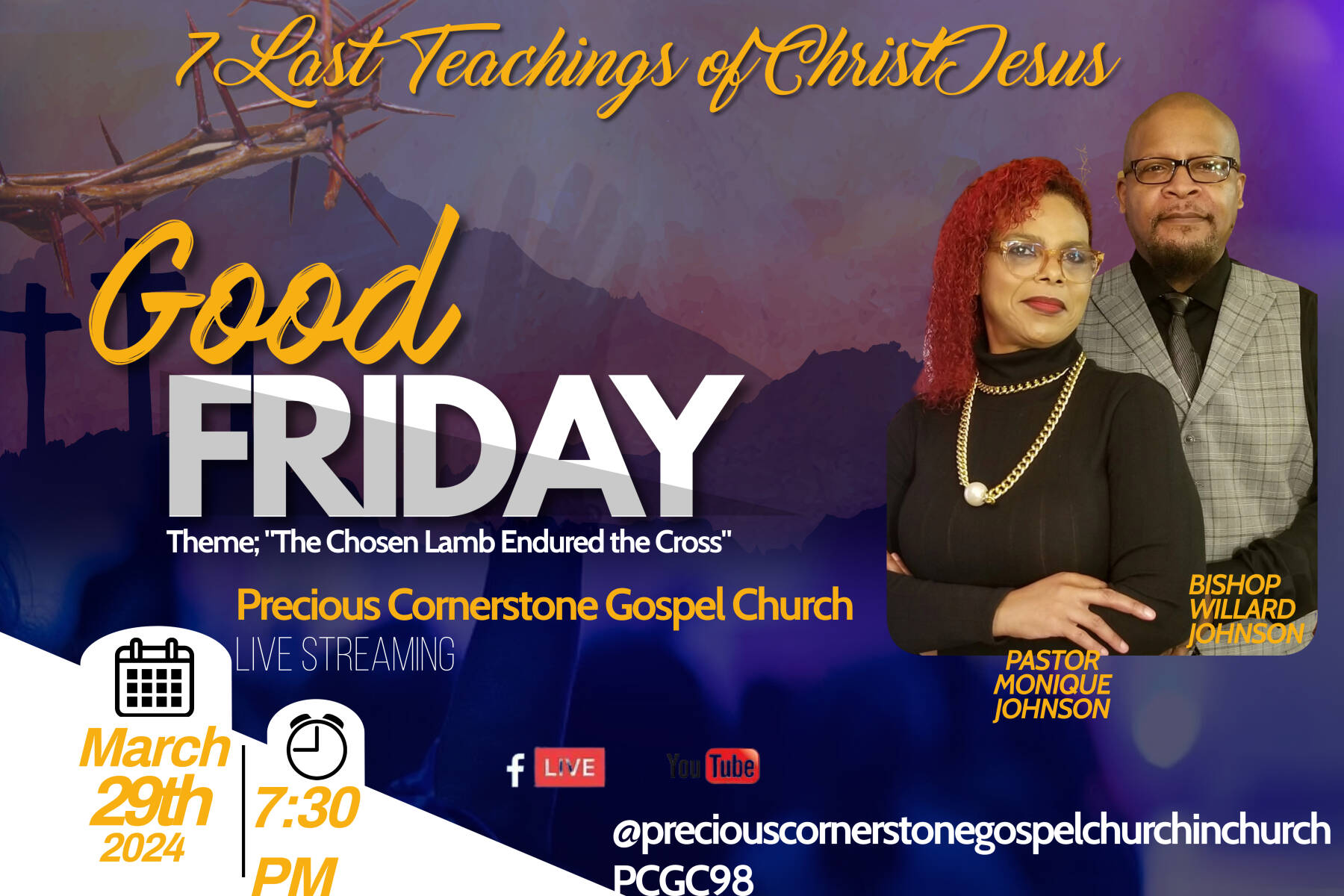 The Chosen Lamb Endured the Cross Part 2 - Precious Cornerstone Gospel ...