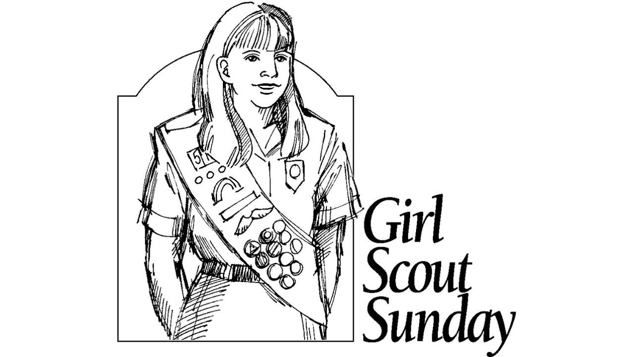 Girl Scout Sunday - First Methodist Church Maiden