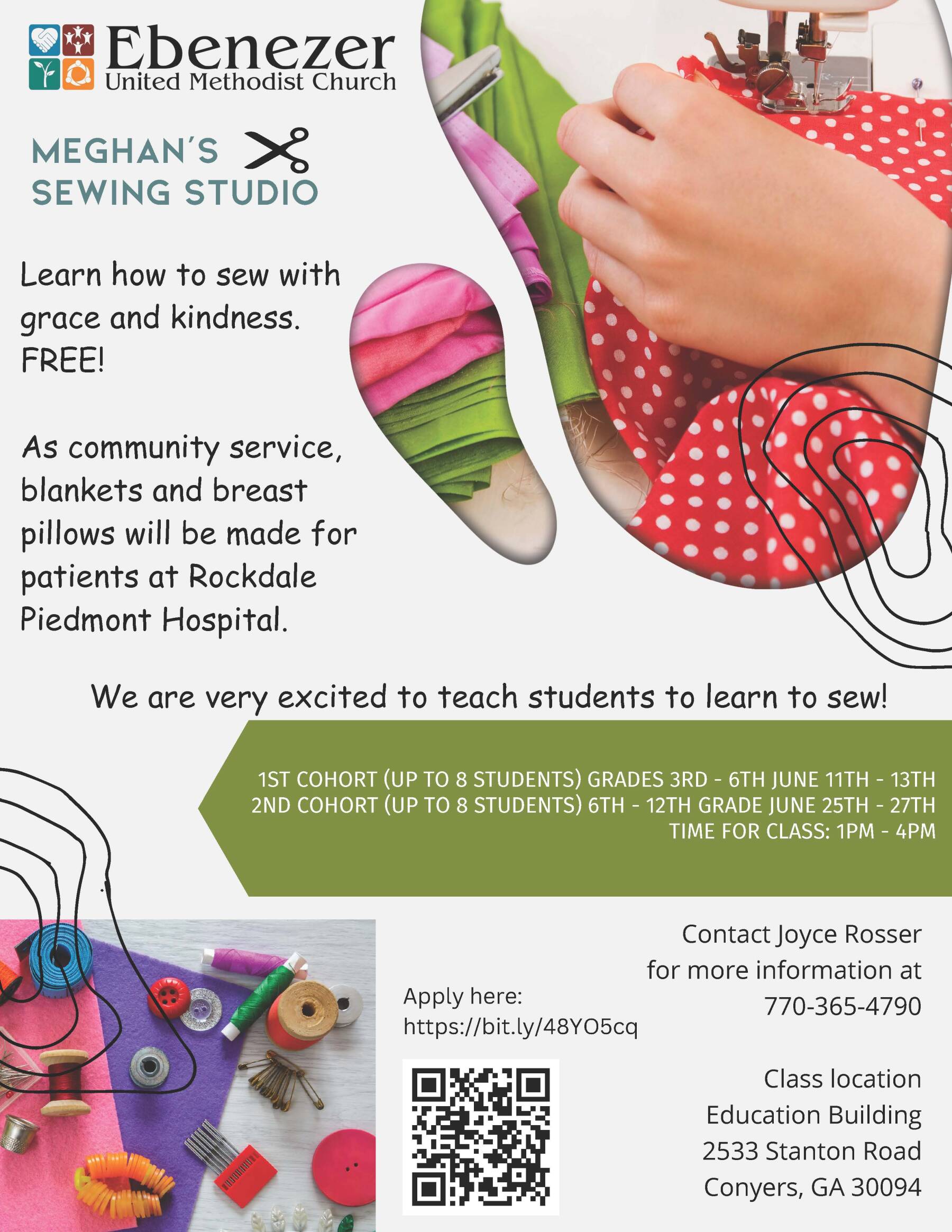 Sewing Ministry - Ebenezer United Methodist Church