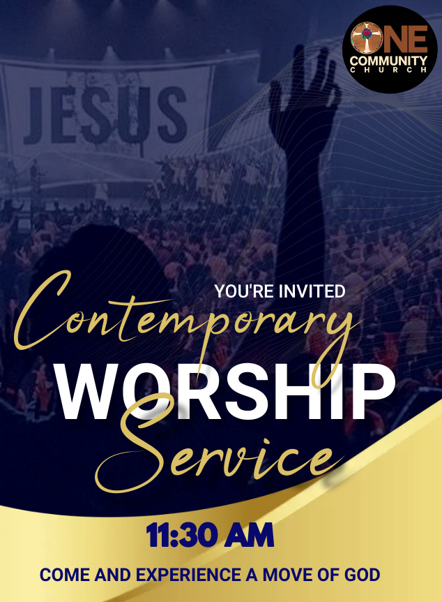 Contemporary Worship Service - One Community Church