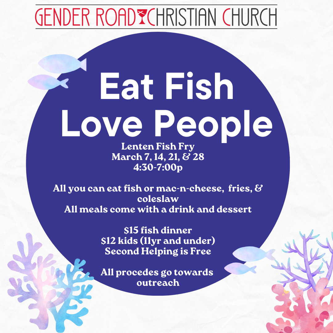 Eat Fish Love People Fish Fry 2025 - Gender Road Christian Church