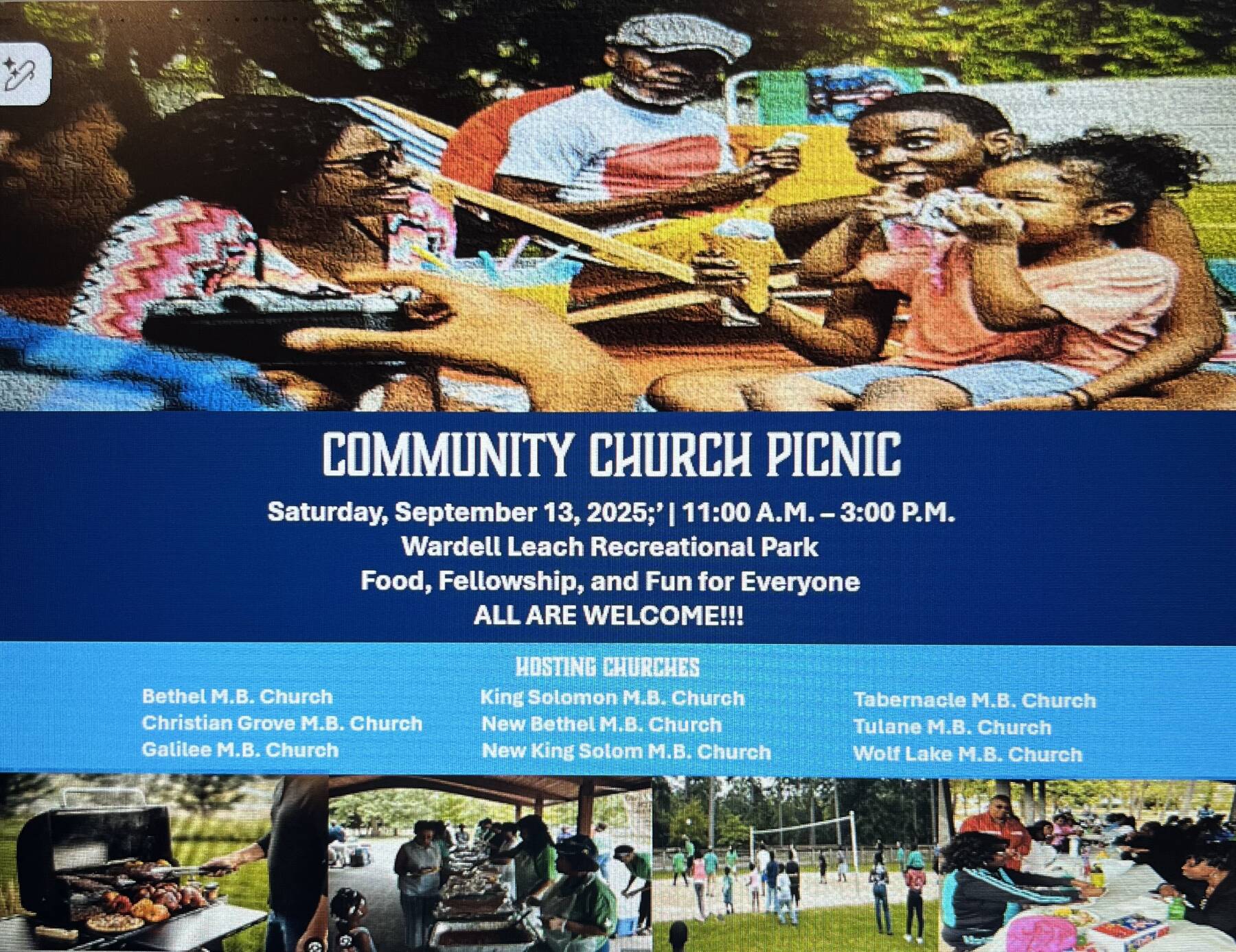 Community Church Picnic - King Solomon M.B. Church