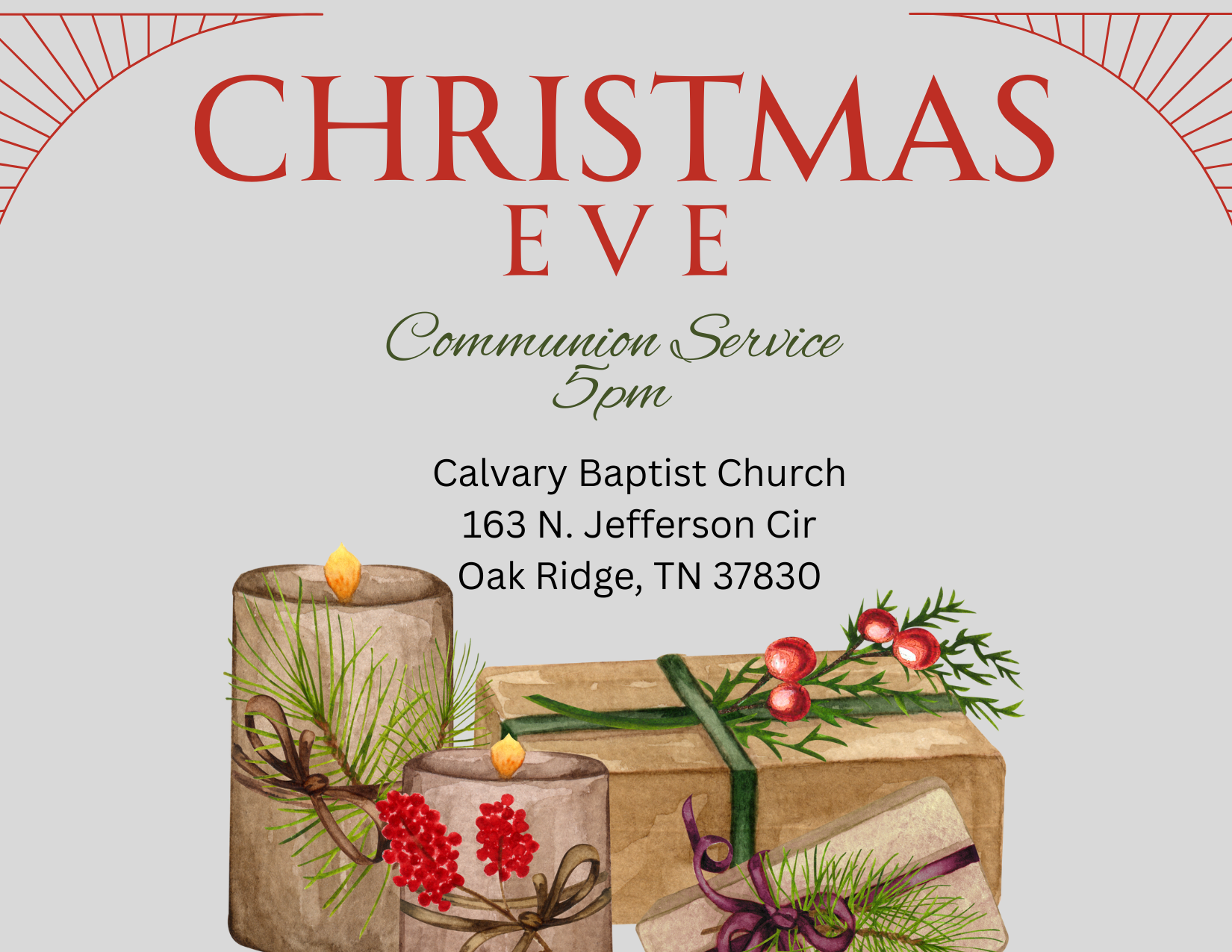 Communion Service - Calvary Baptist Church