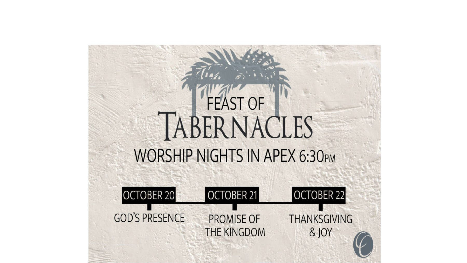 Feast of Tabernacles Worship Nights in the Apex - Celebration Church ...