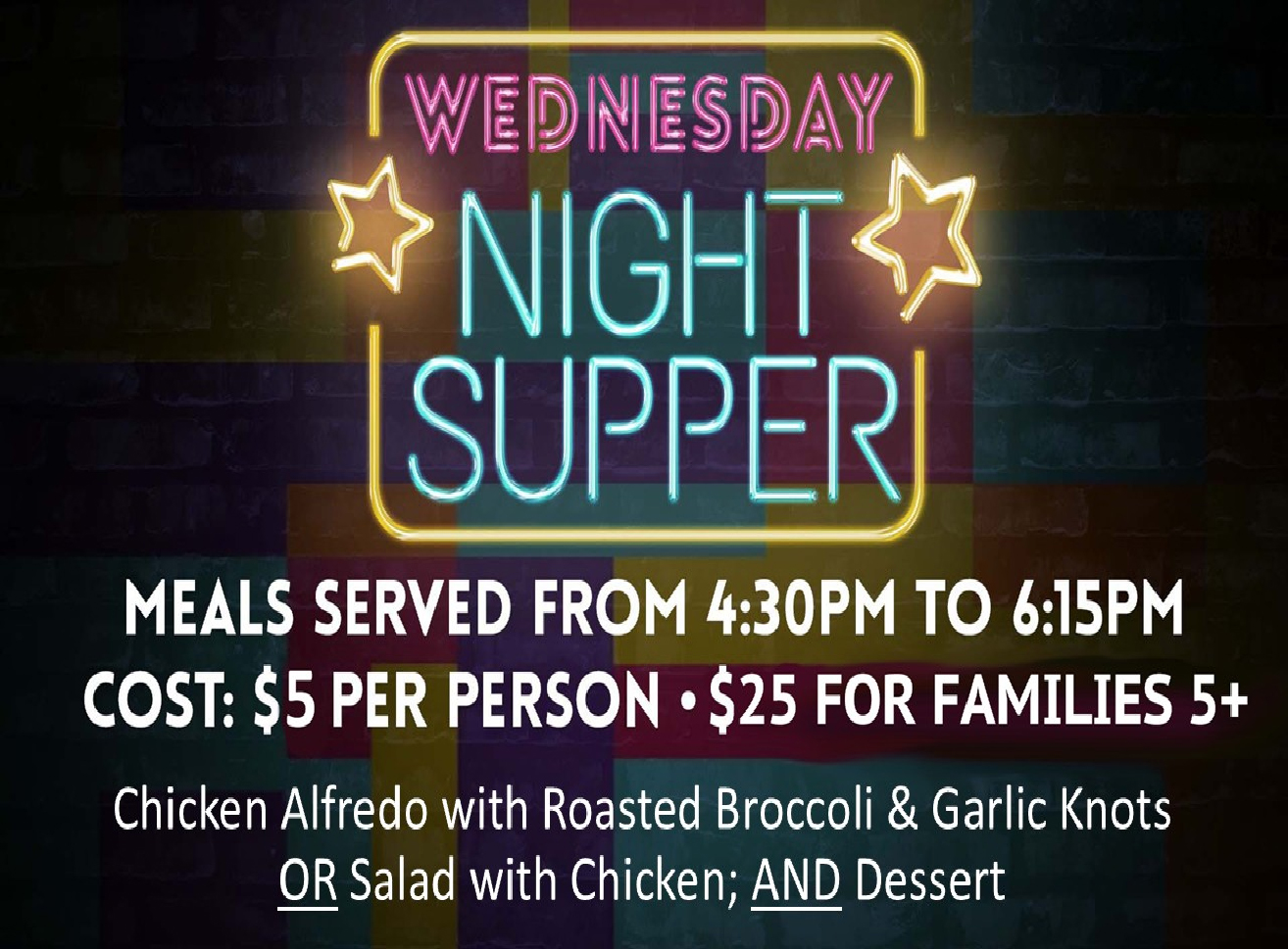 Wednesday Night Family Supper - Celebration Church Tri-Cities