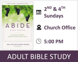 THE ABIDE BIBLE COURSE - ADULT BIBLE STUDY - Simple Life Church of the ...