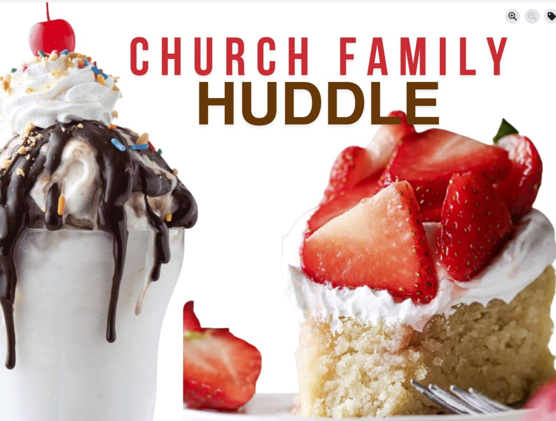Church Family Huddle - Orchard Beach Assembly