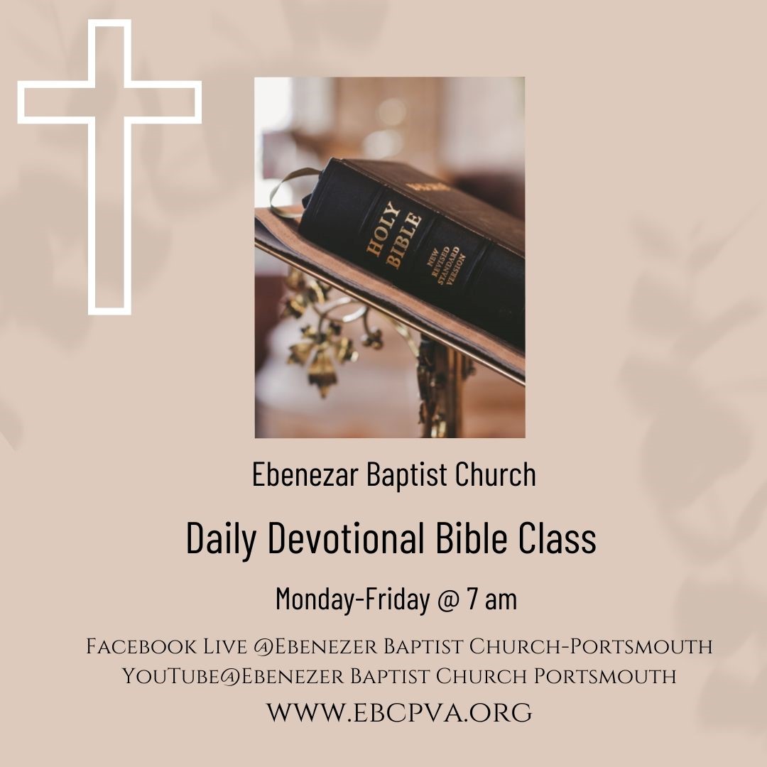 “Essential Scriptures Every Believer Should Know” - Ebenezer Baptist Church