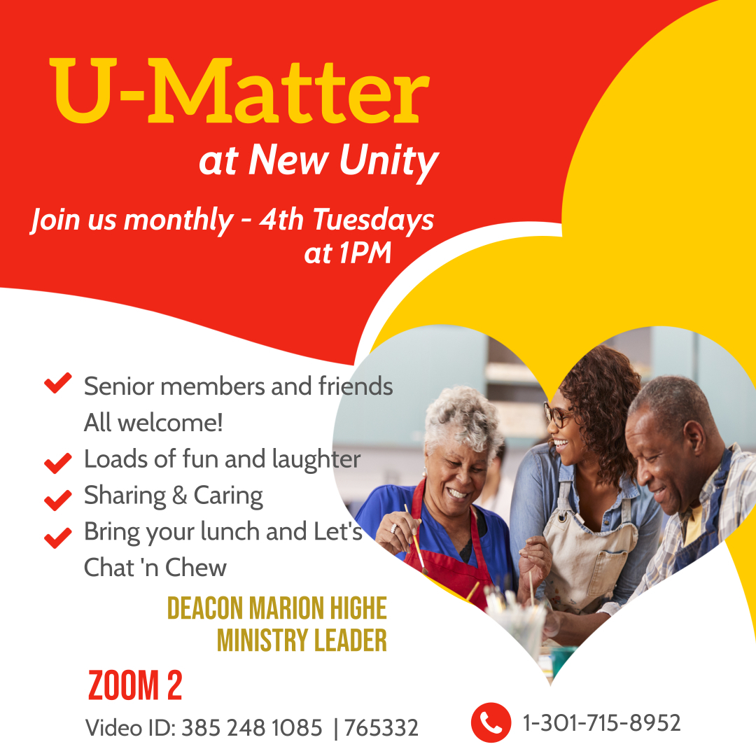 U-Matter Ministry - New Unity Baptist Church