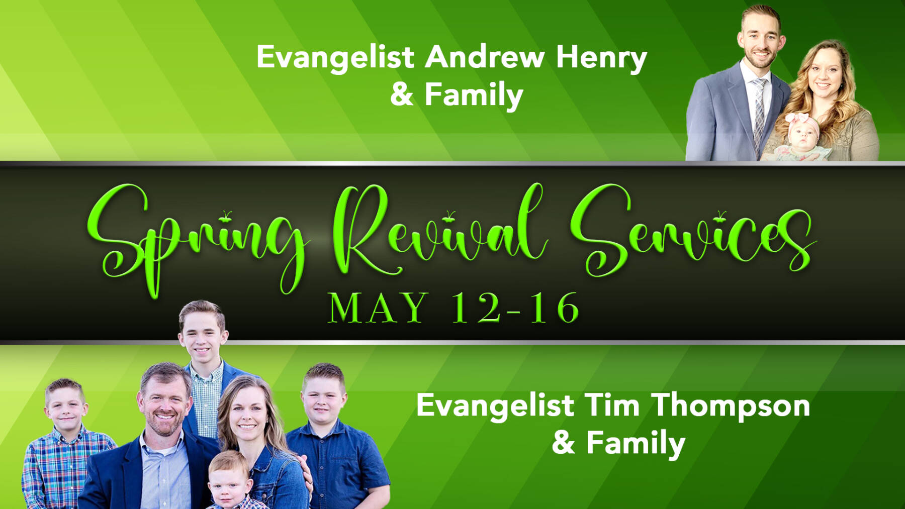Spring Revival Services - Glasgow Baptist Church