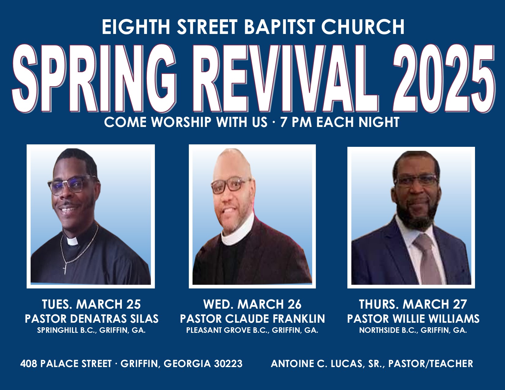 Spring Revival 2025 - Eighth Street Baptist Church