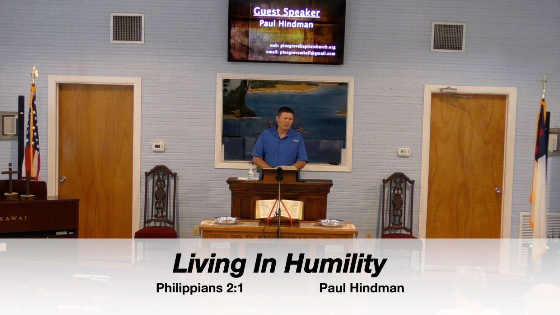 Living In Humility - Pine Grove Baptist Church